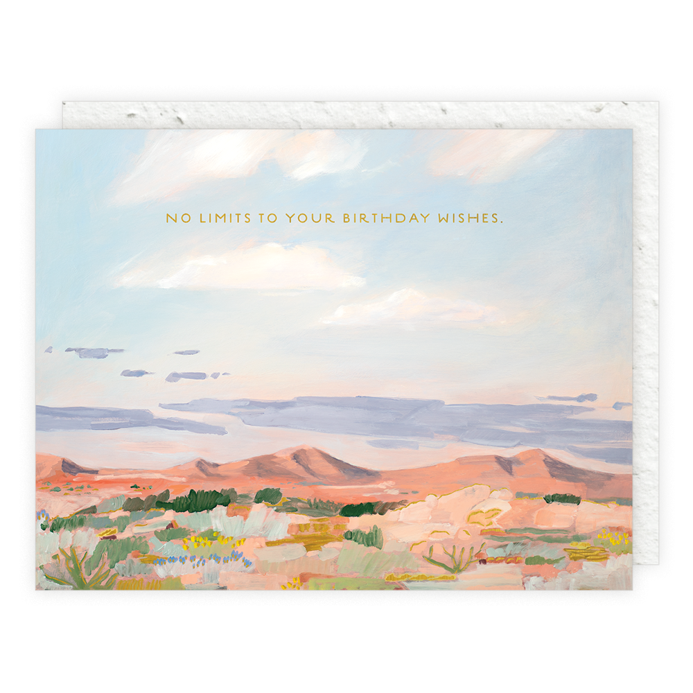 Morning Desert Light Birthday Card – Scout