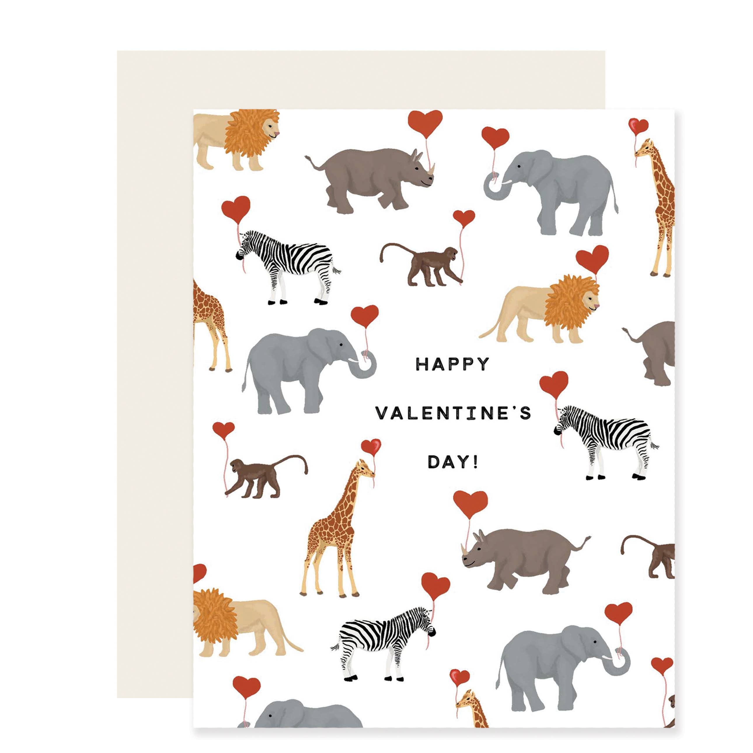 Safari Valentine's Day Card – Scout