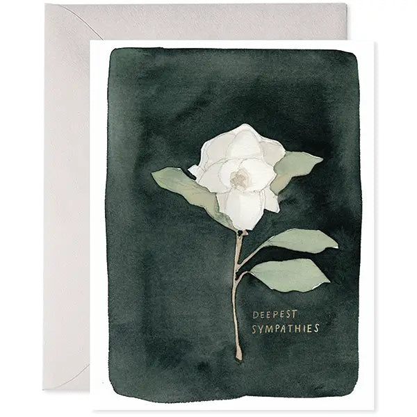 White Flower Sympathy Card – Scout