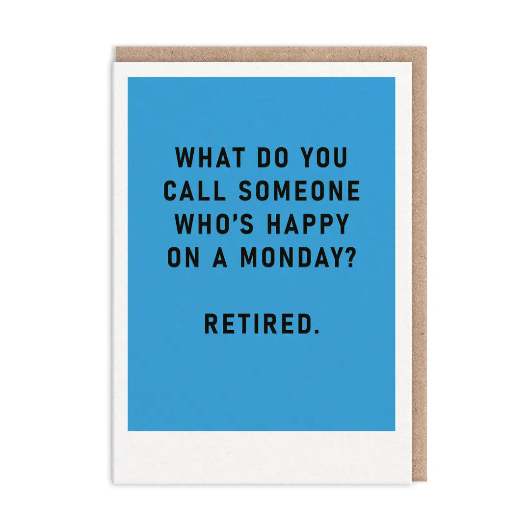 Happy Monday Retirement Card – Scout